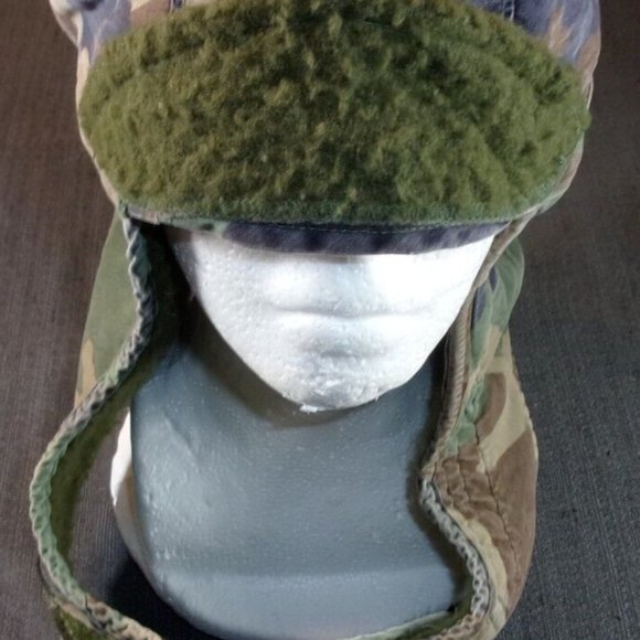 Accessories | Bdu Pile Cap Combat Helmet Extreme Cold Weather Woodland ...